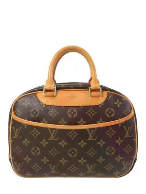 LOUIS VUITTON Monogram Trouville Tote Bag - Brown
