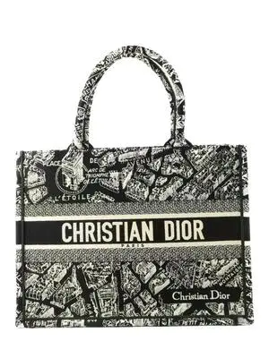 Dior Book Tote Bag - Black