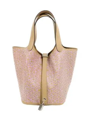 Hermès Picotin Luck Daisy Pm Tote Bag - Neutrals