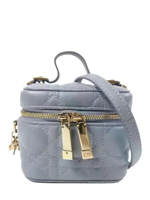 Dior Mini Cannage Vanity Case - Blue