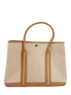 Hermès Garden Party Canvas Tote Bag - Neutrals