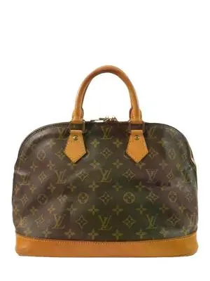 LOUIS VUITTON Alma Monogram Tote Bag - Brown
