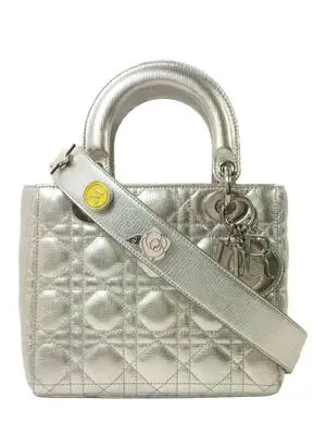 Dior Lady My Abc Shoulder Bag - Silver