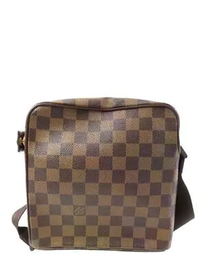 LOUIS VUITTON Damier Ebene Olaf Pm Crossbody Bag - Brown