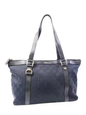 Gucci Gg Pattern Tote Bag - Blue