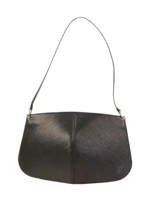 LOUIS VUITTON Pochette Demi Lune Shoulder Bag - Black