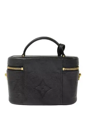 LOUIS VUITTON Monogram Empreinte Vanity Case Shoulder Bag - Black