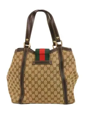 Gucci Gg Supreme Canvas Shoulder Bag - Neutrals