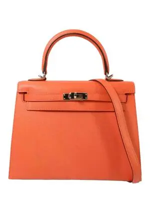 Hermès Kelly 25 Tote Bag - Orange
