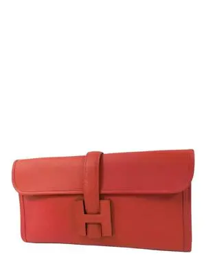 Hermès Jige Pm Clutch Bag - Red