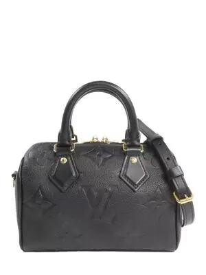 LOUIS VUITTON Speedy 20 Bandoulière Tote Bag - Black