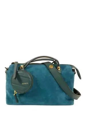 Fendi By The Way Suede Tote Bag - Blue