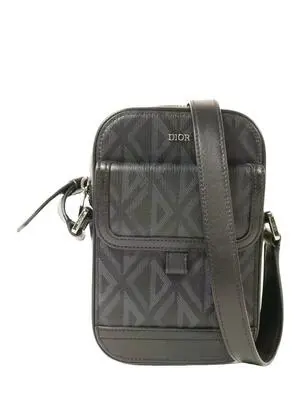 Dior Monogram Messenger Bag - Black