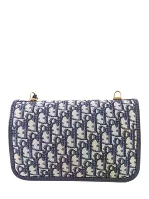 Dior Dioraddict Oblique Flap Shoulder Bag - Blue