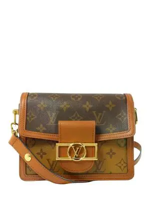 LOUIS VUITTON Mini Dauphine Monogram Crossbody Bag - Brown