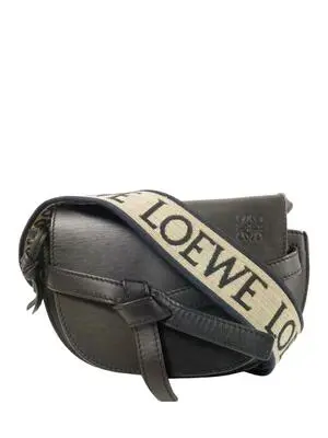 Loewe Gate Knot-detail Shoulder Bag - Black