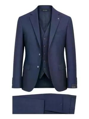 Tagliatore Single-breasted Three-piece Suit - Blue