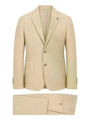 MULISH Single-breasted Notched-lapels Suit - Neutrals