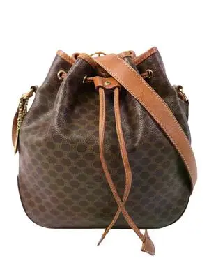 Celine Macadam Bucket Bag - Brown