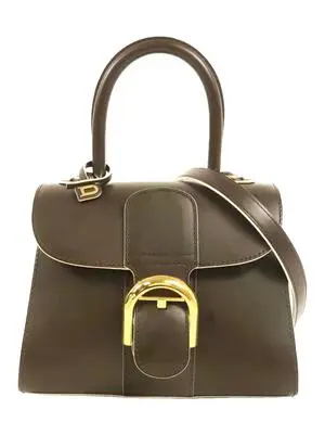 Delvaux Mini Brillant Shoulder Bag - Brown