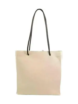 Balenciaga Logo-print Leather Tote Bag - Neutrals