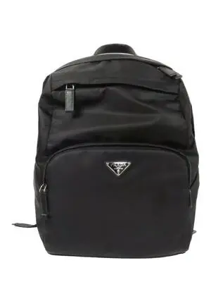 Prada Saffiano Leather Backpack - Black