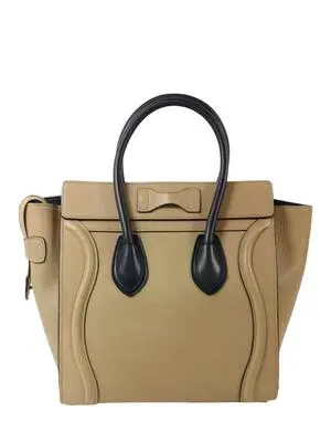 Celine Celine Micro Luggage Tote Bag Neutrals