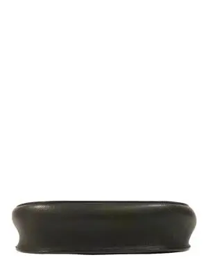 Celine Trotteur Leather Shoulder Bag - Black