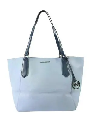 Michael Kors Leather Tote Bag - Blue