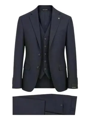 Tagliatore Single-breasted Three-piece Suit - Blue