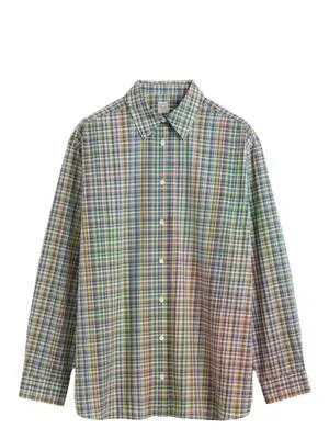 TOTÊME Checked Button-Down Shirt