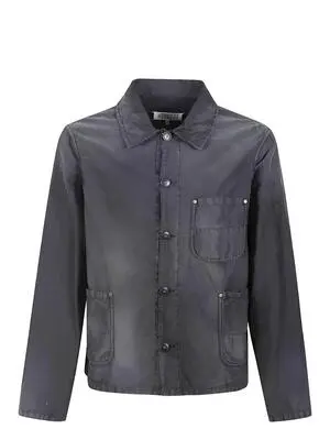MAISON MARGIELA Stone-washed Shirt Jacket - Grey