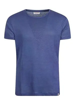 Orlebar Brown Ob-t Curved-hem T-shirt - Blue