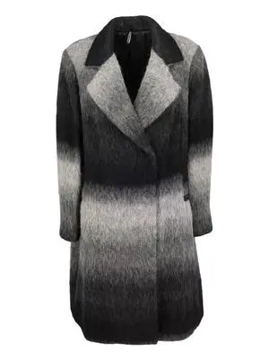 LIVIANA CONTI Gradient Effect Brushed Finish Coat