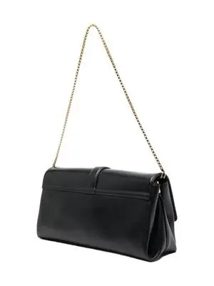 FERRAGAMO Gancini Front-flap Shoulder Bag - Black