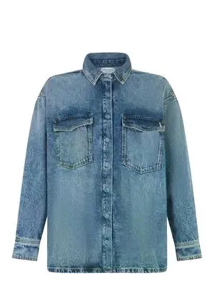 ICON DENIM LOS ANGELES Denim Overshirt - Blue
