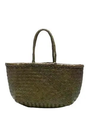 Dragon Diffusion Big Bamboo Triple Jump Woven Tote Bag - Green