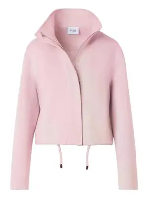 Akris Asymmetrical Drawstring Jacket - Pink