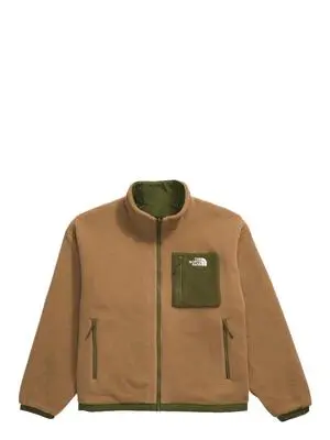 The North Face Reversible Fleece Jacket - Forest Olive/practical Brown