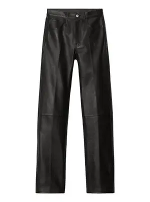 Alexander Wang Panelled Straight Leg Pants - Black