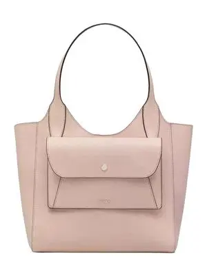 Furla Grainy Leather Tote Bag - Pink