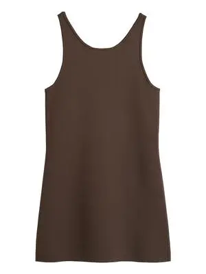 TOTEME Classic Compact Knit Tank Top - Brown