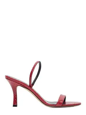 THE ROW The Row Ella Slingback Sandals In Watersnake Leather