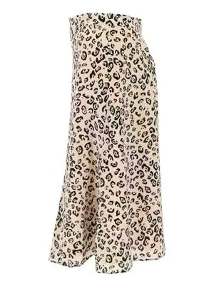 Altuzarra Leopard-print Silk A-line Skirt - Neutrals
