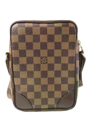 LOUIS VUITTON Damier Ebène Shoulder Bag - Brown