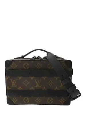 LOUIS VUITTON Handle Soft Trunk Monogram Macassar Tote Bag - Brown