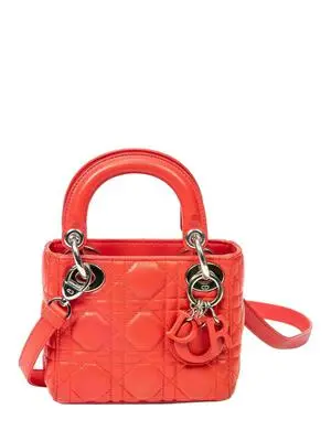 Dior Micro Lady Bag - Red
