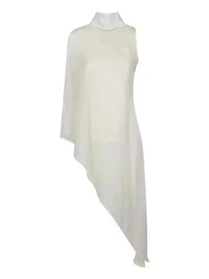 LA COLLECTION Milou Asymmetric Hem Blouse - Neutrals
