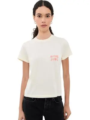 ANINE BING ANINE BING Shelley Surfer Tee With Graphic Print