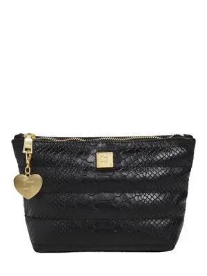 THINK ROYLN Charmer Pouch - Black Python